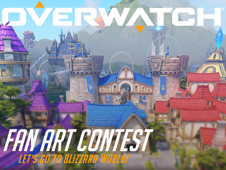 2018 《Overwatch》latest map－「Blizzard World」 Drawing contest - BountyHunter