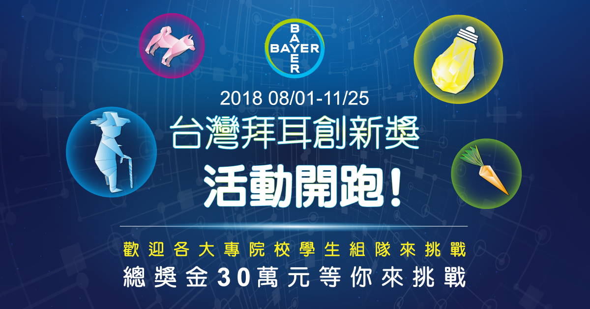 Q & A - 2018 Bayer Taiwan Innovation Award